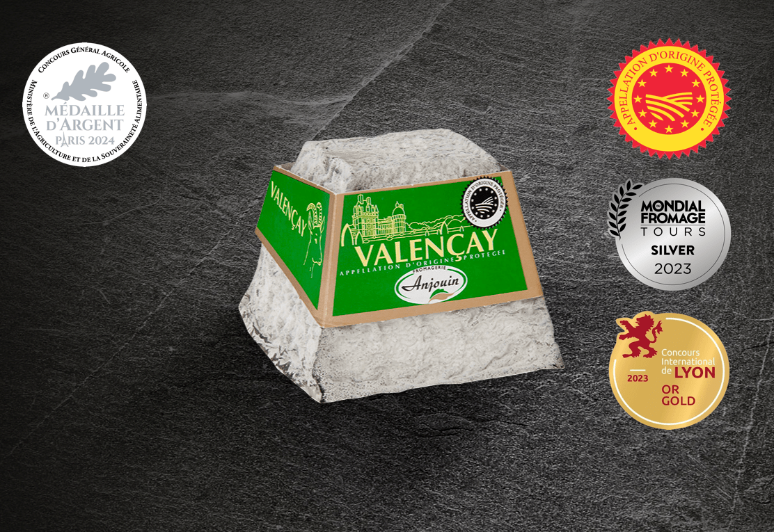 Fromagerie AnjouinLe Valençay AOP de la Fromagerie Anjouin